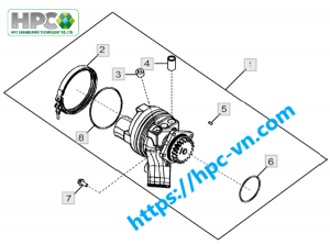 Bơm Nước Johndeere 6135 // 6135SFM85 // 6135HF485 Chính Hãng